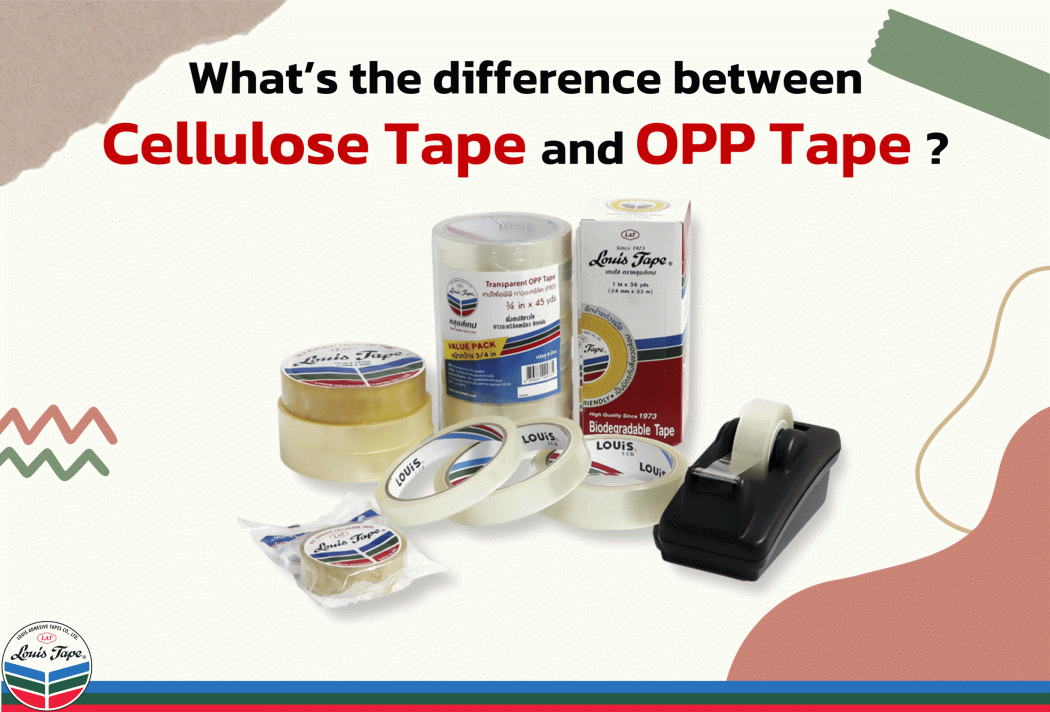 What’s the difference between Cellulose Tape and OPP Tape?
